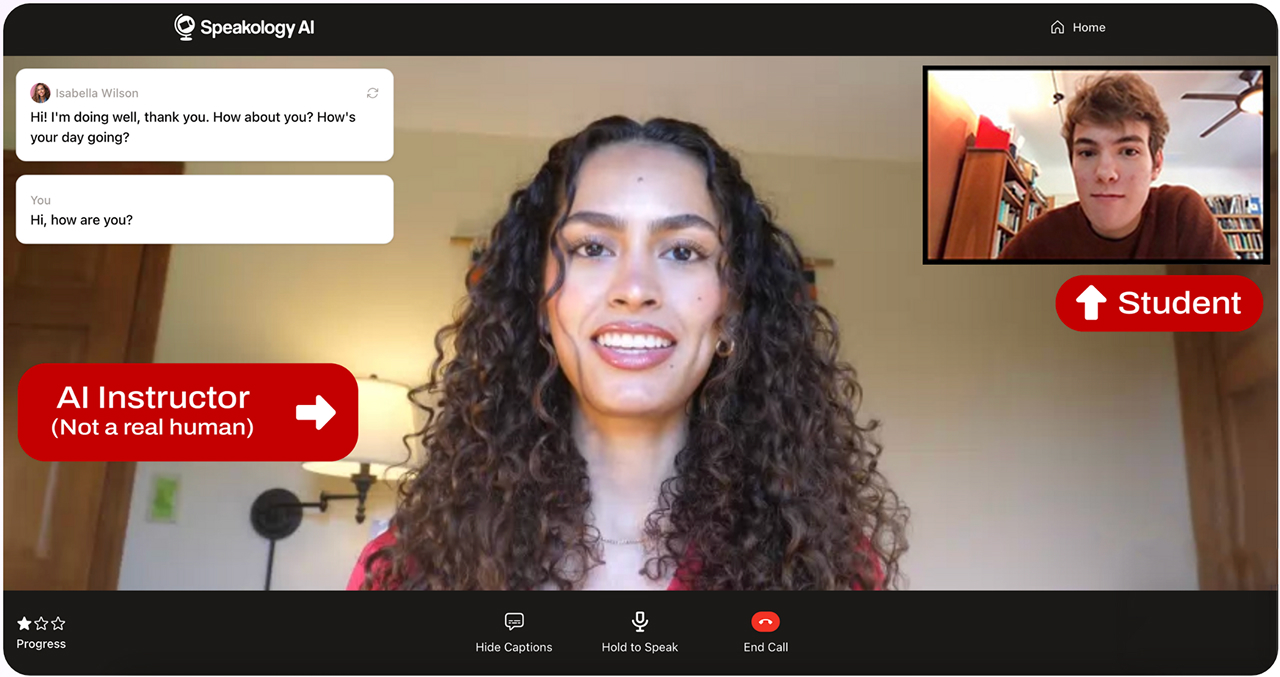 Speakology AI – Video Call With AI Language Teachers